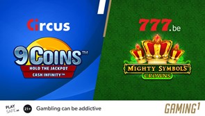 Circus.be and Casino777.be team up with game provider Wazdan
